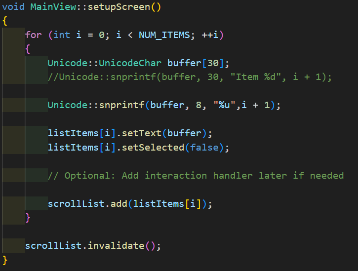 Touch detection in scrollist item. - STMicroelectronics Community