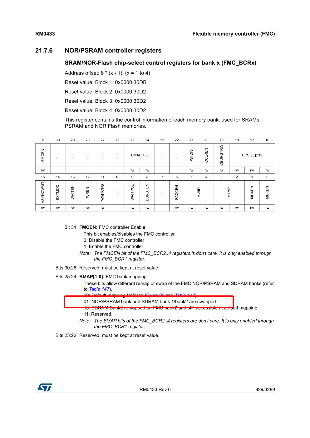 Stm32h7 Fmc And 16bits Device Stmicroelectronics Community