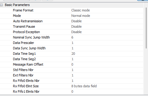 Solved: CAN bit timing configuration for STM32 G4 series - STMicroelectronics Community