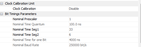 Solved: CAN bit timing configuration for STM32 G4 series - STMicroelectronics Community