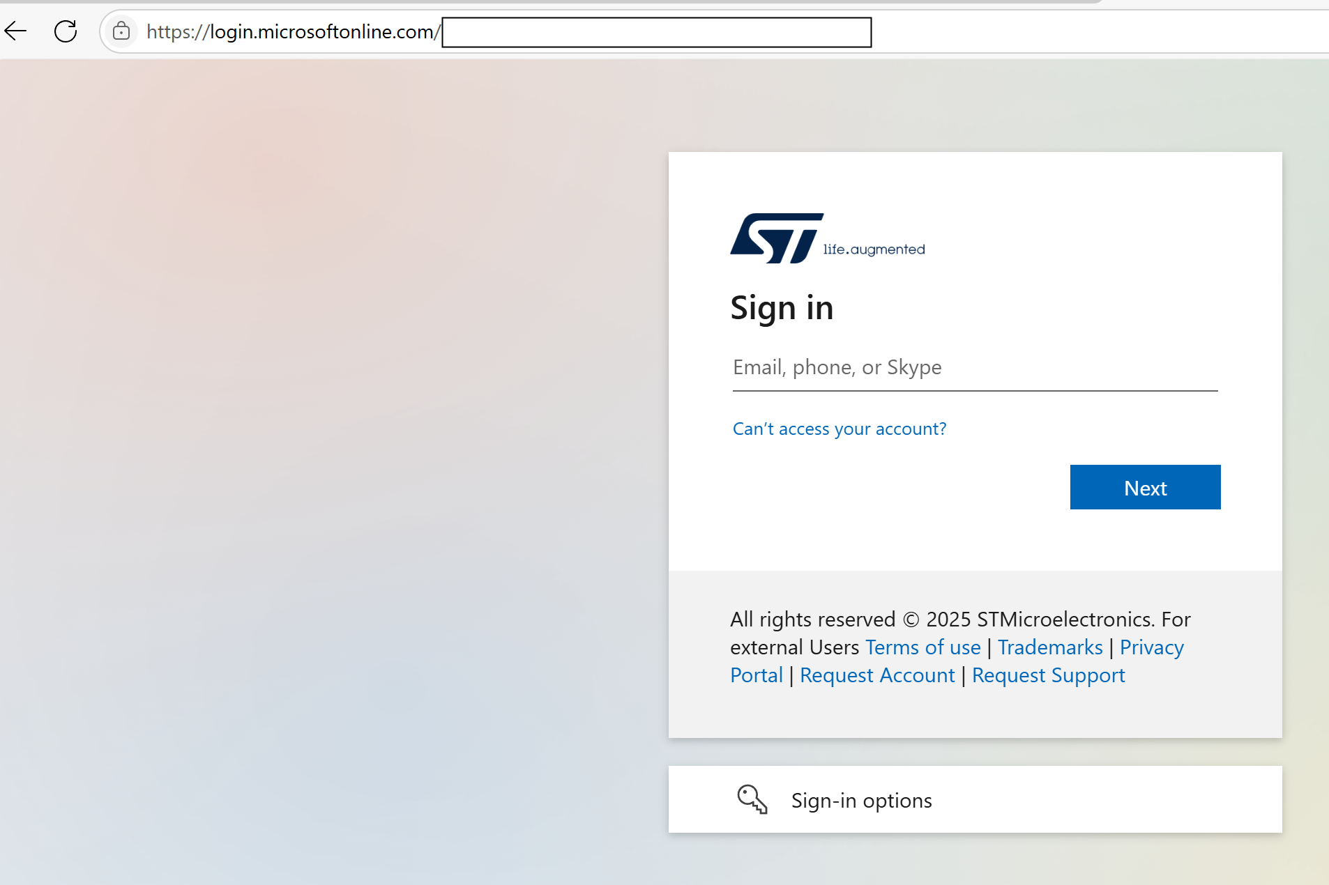 Solved: clicking login redirects to microsoft login page u ...