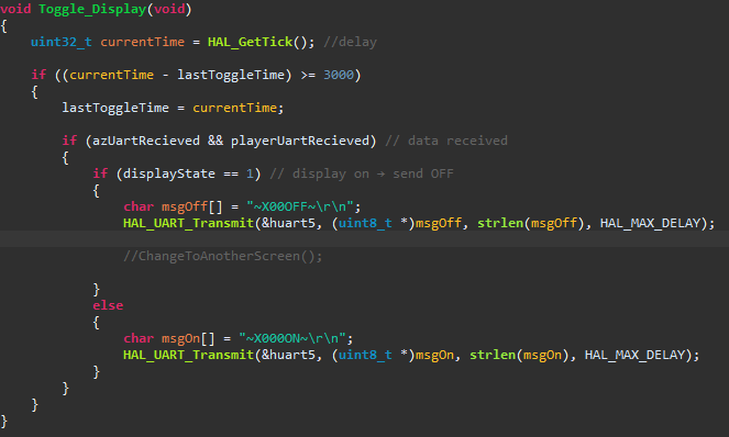 Solved: Call "change screen functions" in stm32h5xx_it fil... - STMicroelectronics Community