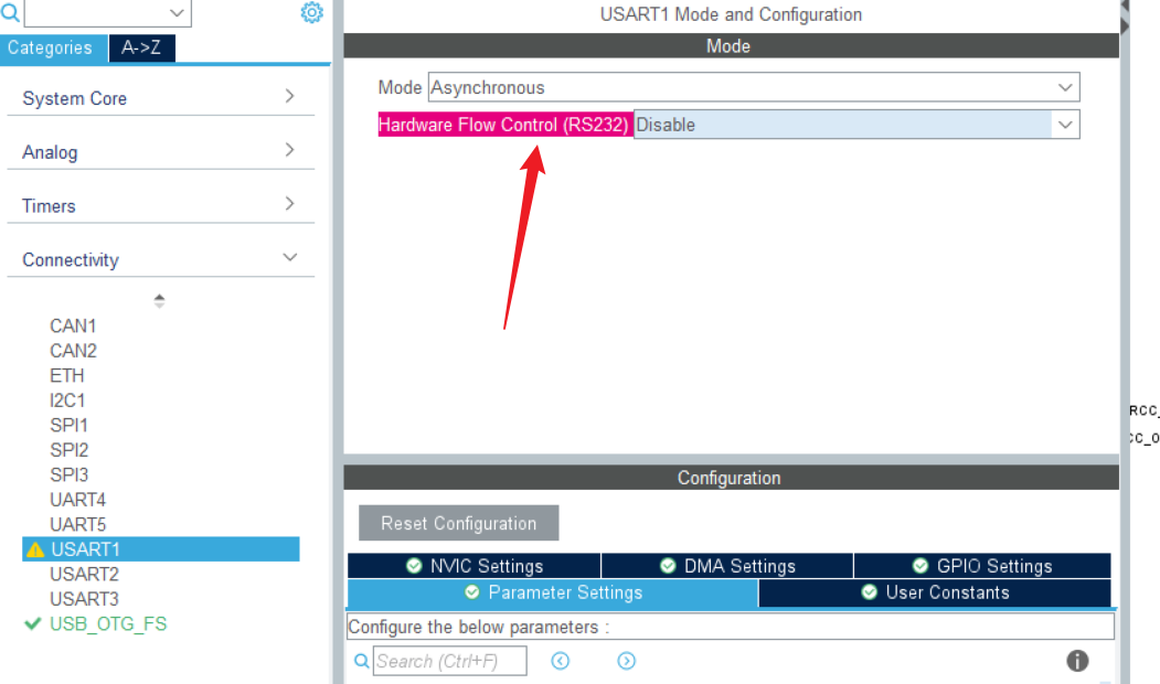 Solved: USB and USART1+Flow control simultaneous usage on ... - STMicroelectronics Community
