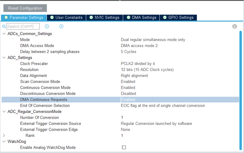 Does ADC sampling rate change if continuous DMA re ... Does ADC sampling rate change if continuous DMA re ...