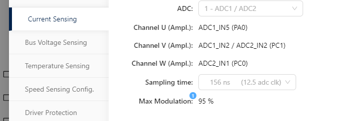 No Holding Torque with FOC + Current Loop Appears ... - STMicroelectronics Community