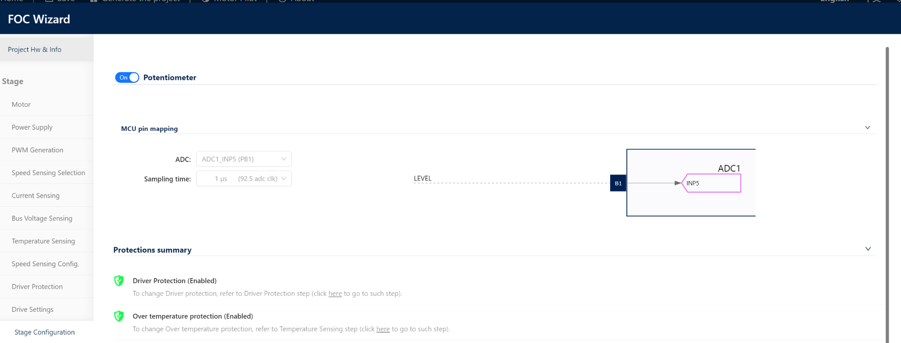 Solved: Extern Potentiometer MCSDK - STMicroelectronics Community