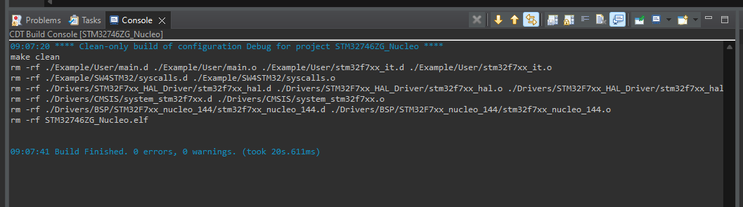 Errors building GPIO_EXTI example project for the ... - STMicroelectronics Community