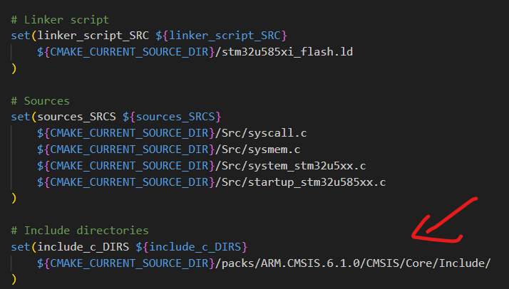 Solved Create Empty Project Does Not Provide Cmsis File Stmicroelectronics Community