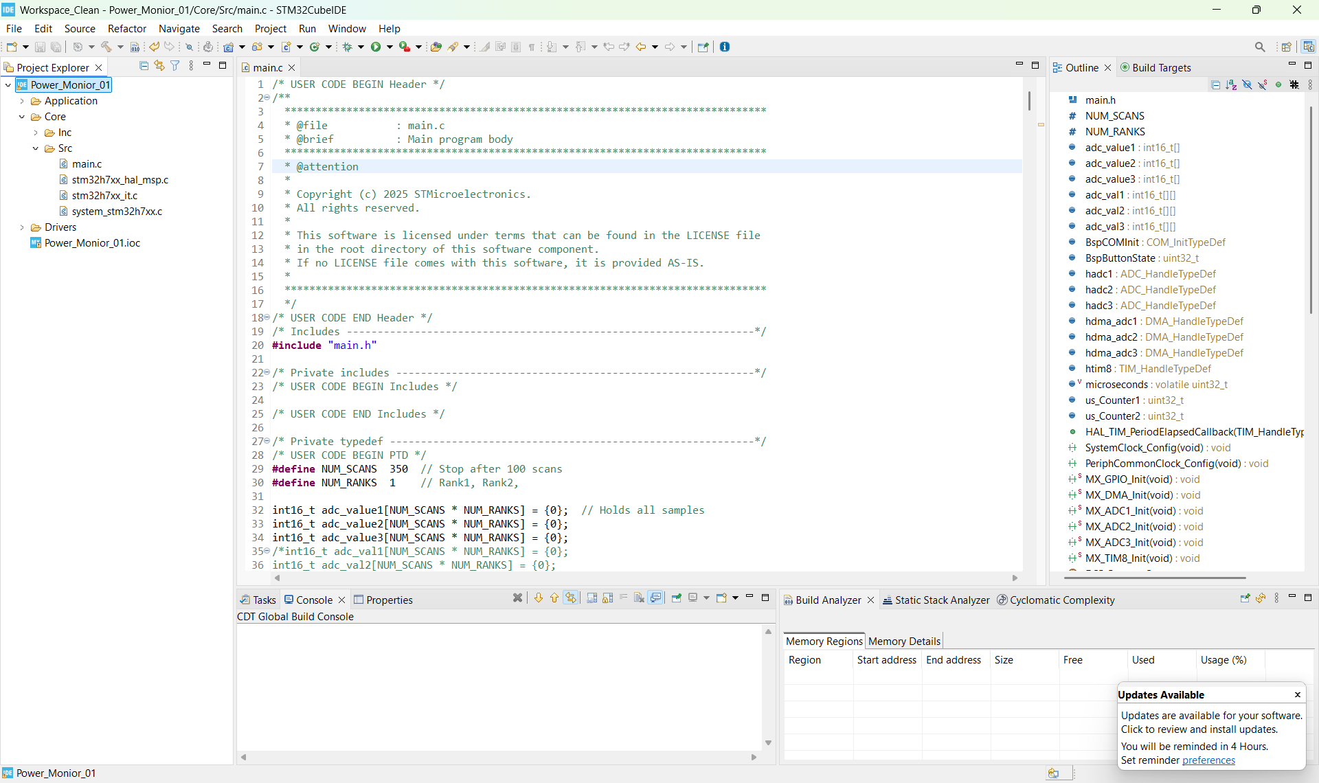 My project no longer show up in CubeIDE after upgr ...
