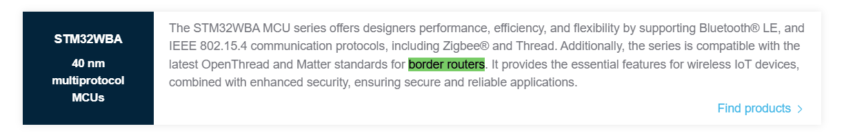 OpenThread border router - STMicroelectronics Community