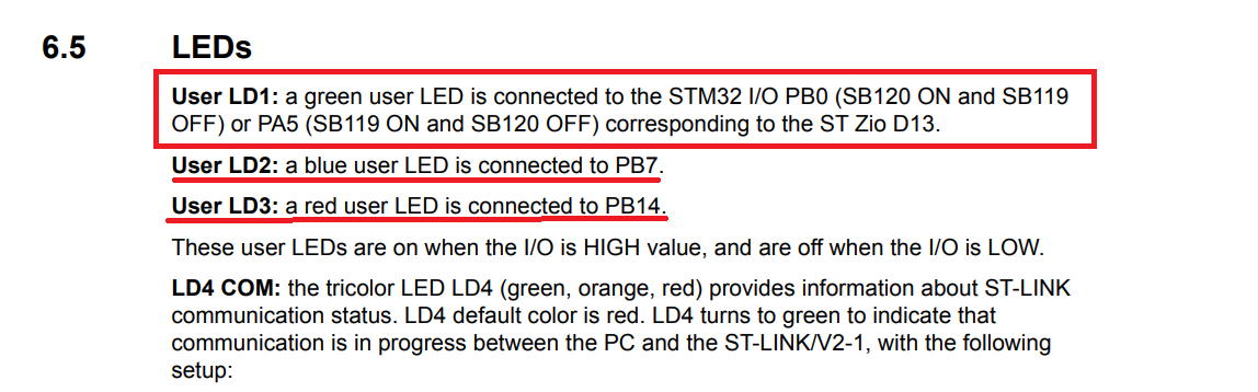 Solved Blink User Led On Nucleo F439zi Stmicroelectronics Community