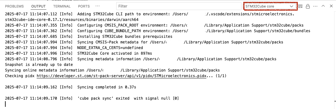 Solved: Missing CMSIS_PACK_ROOT - STMicroelectronics Community