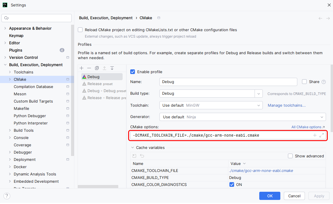 Solved: Error with CMake in New Version 6.15.0 - STMicroelectronics Community