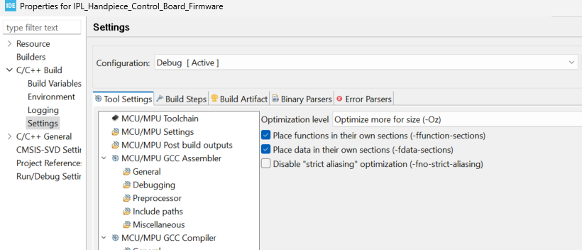 Solved: STM32L011G4U6TR build Error: Flash Overflow - STMicroelectronics Community