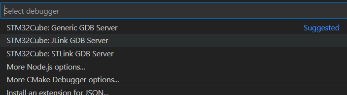 Solved: Flash and Debug with daplink and JLink in VScode - STMicroelectronics Community