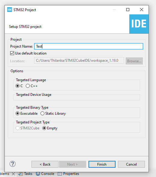 Solved: 'STM32Cube' project type not available when creati... - STMicroelectronics Community