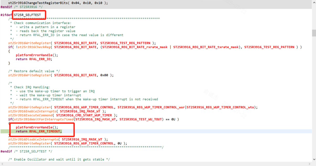 Solved: ST25R3920B appears RFAL ERR INTERNAL in the field ... - STMicroelectronics Community