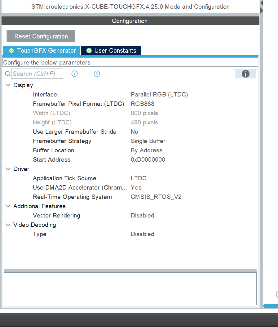 TouchGFX on custom Board - STMicroelectronics Community