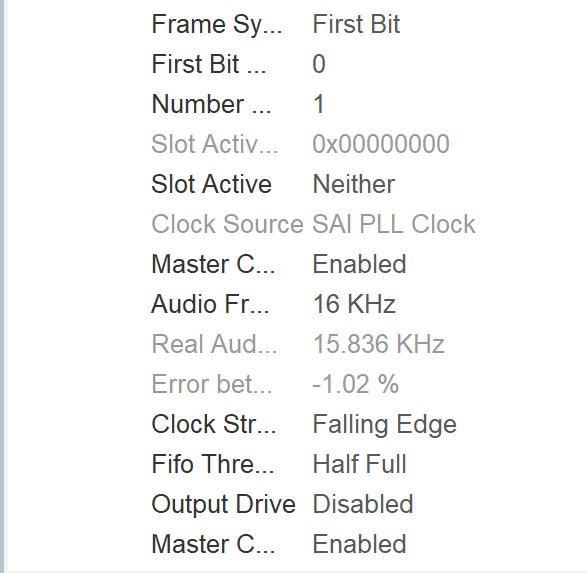 Solved: SAI4 Receiving, DMA Busy, No Buffer Update? (STM32... - STMicroelectronics Community