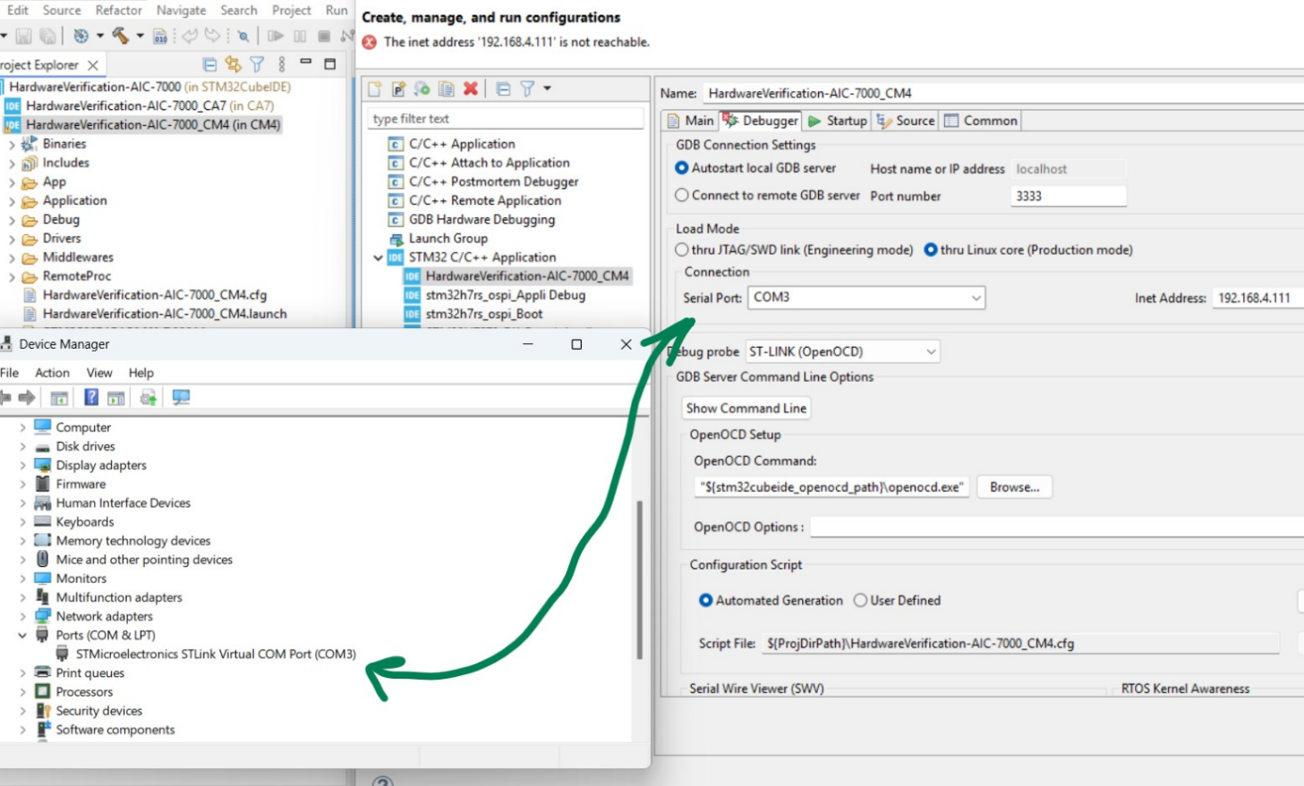 STM32MP157-EV Debugging and running code on M4 fro... - STMicroelectronics Community