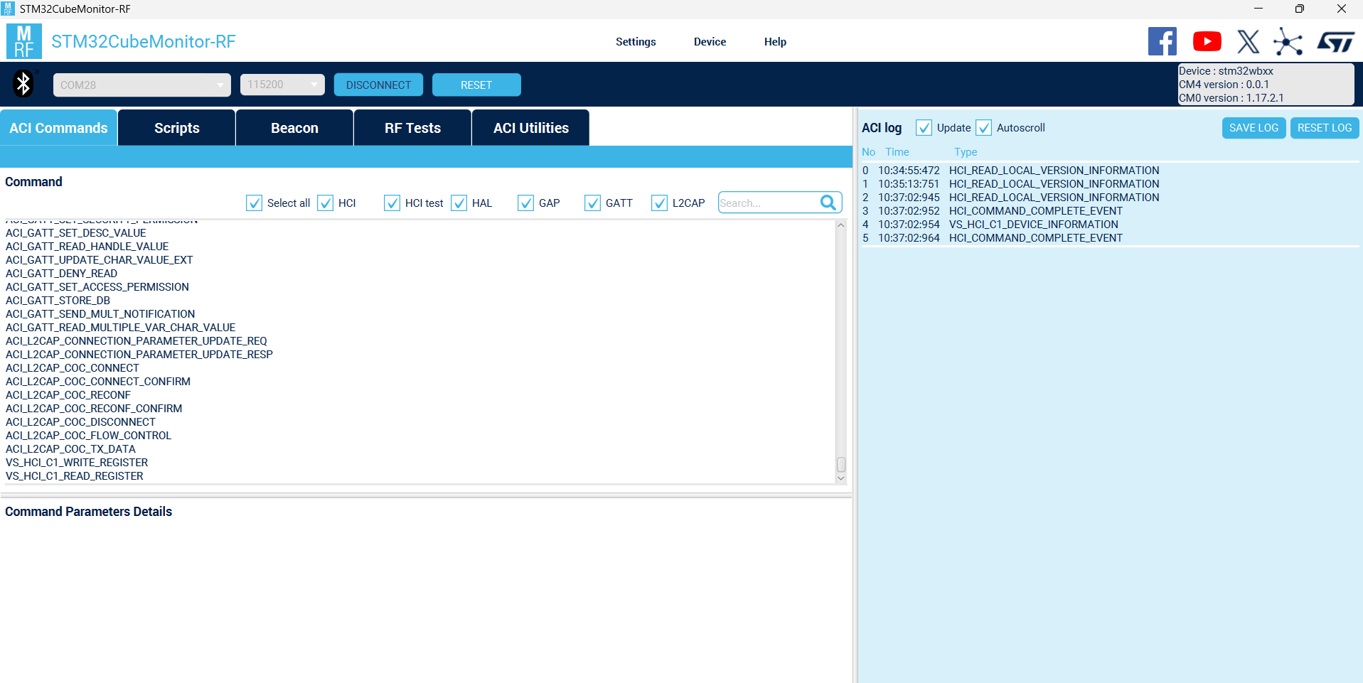Solved: STM32WB5MMG: Cube Monitor RF refuses to connect - STMicroelectronics Community