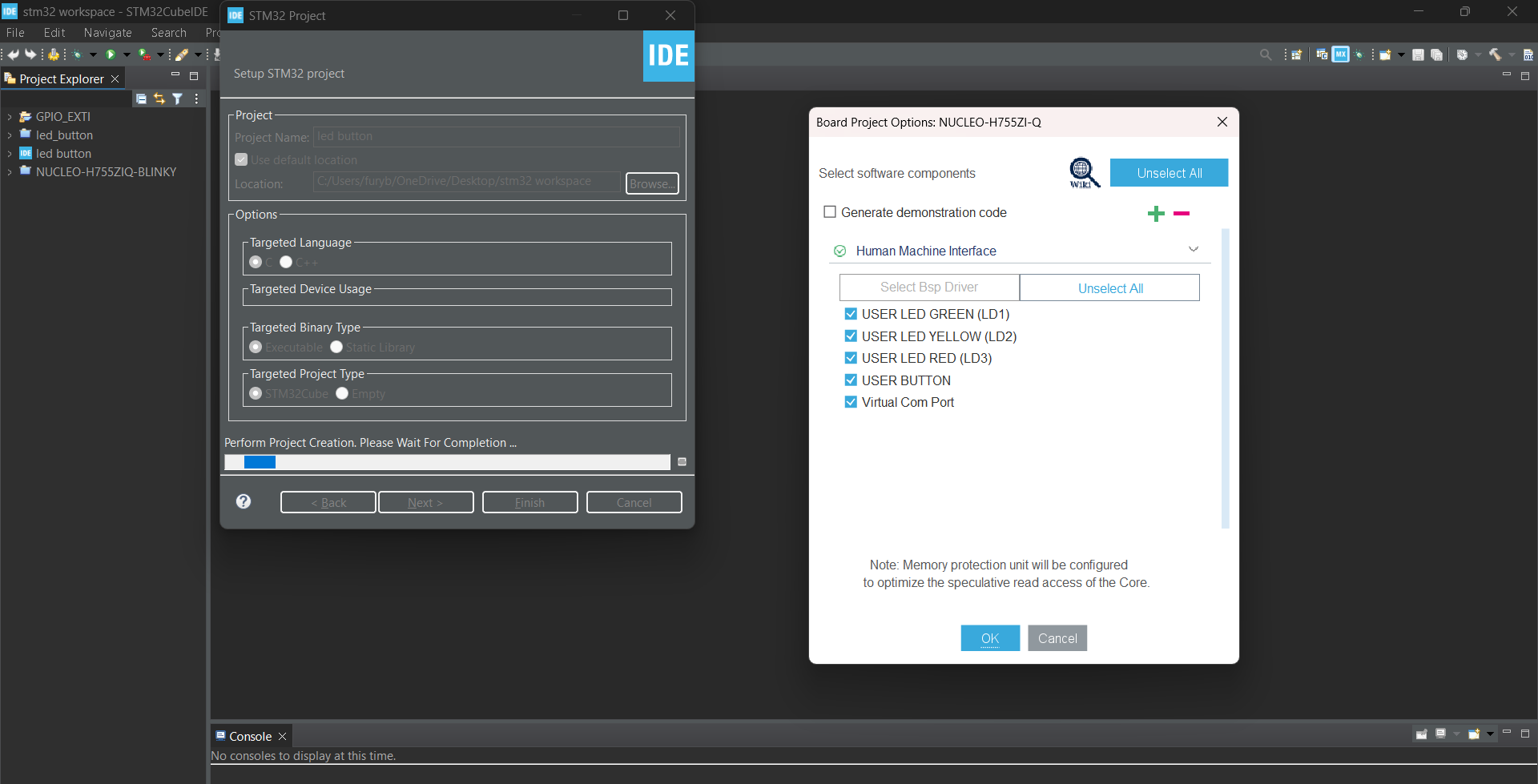 Solved Led Blinks Automatically On Nucleo H755zi Q Instea Stmicroelectronics Community