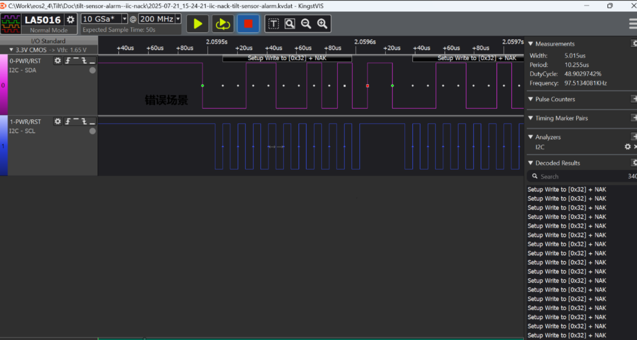 impacts of IIC error injection with IIS2DLPC - STMicroelectronics Community