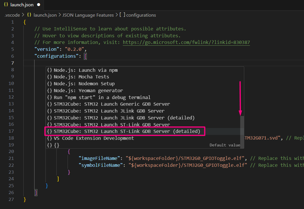 How To Debug An External Elf File In Vs Code Stmicroelectronics Community