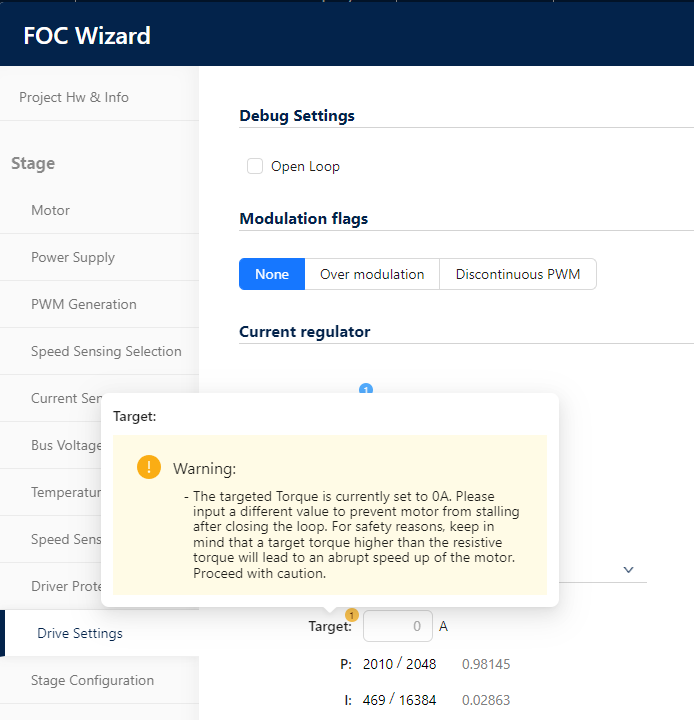 Torque control - speed feedback error - STMicroelectronics Community