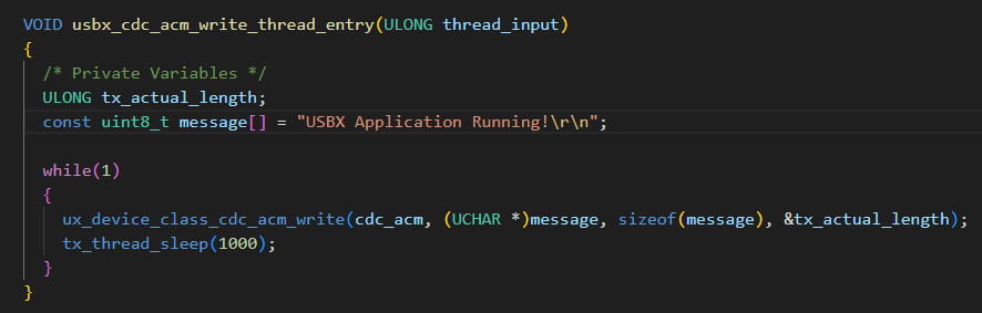 How To Implement The Usb Device Cdc Vcom In Stm3 Stmicroelectronics Community