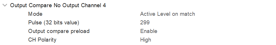 Adc Conversion Triggered By Timer Output Compare Stmicroelectronics Community