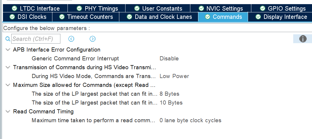 STM32U5G9 DK1 DSIHOST Interface with DSI display C... - STMicroelectronics Community