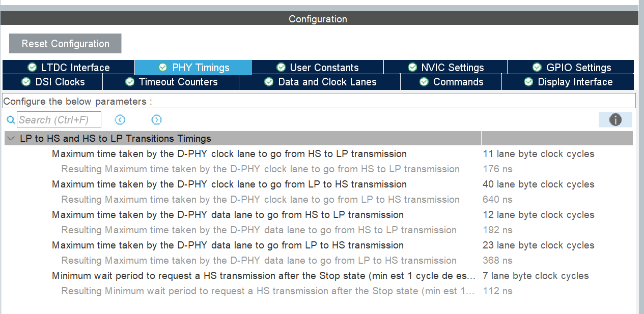 STM32U5G9 DK1 DSIHOST Interface with DSI display C... - STMicroelectronics Community