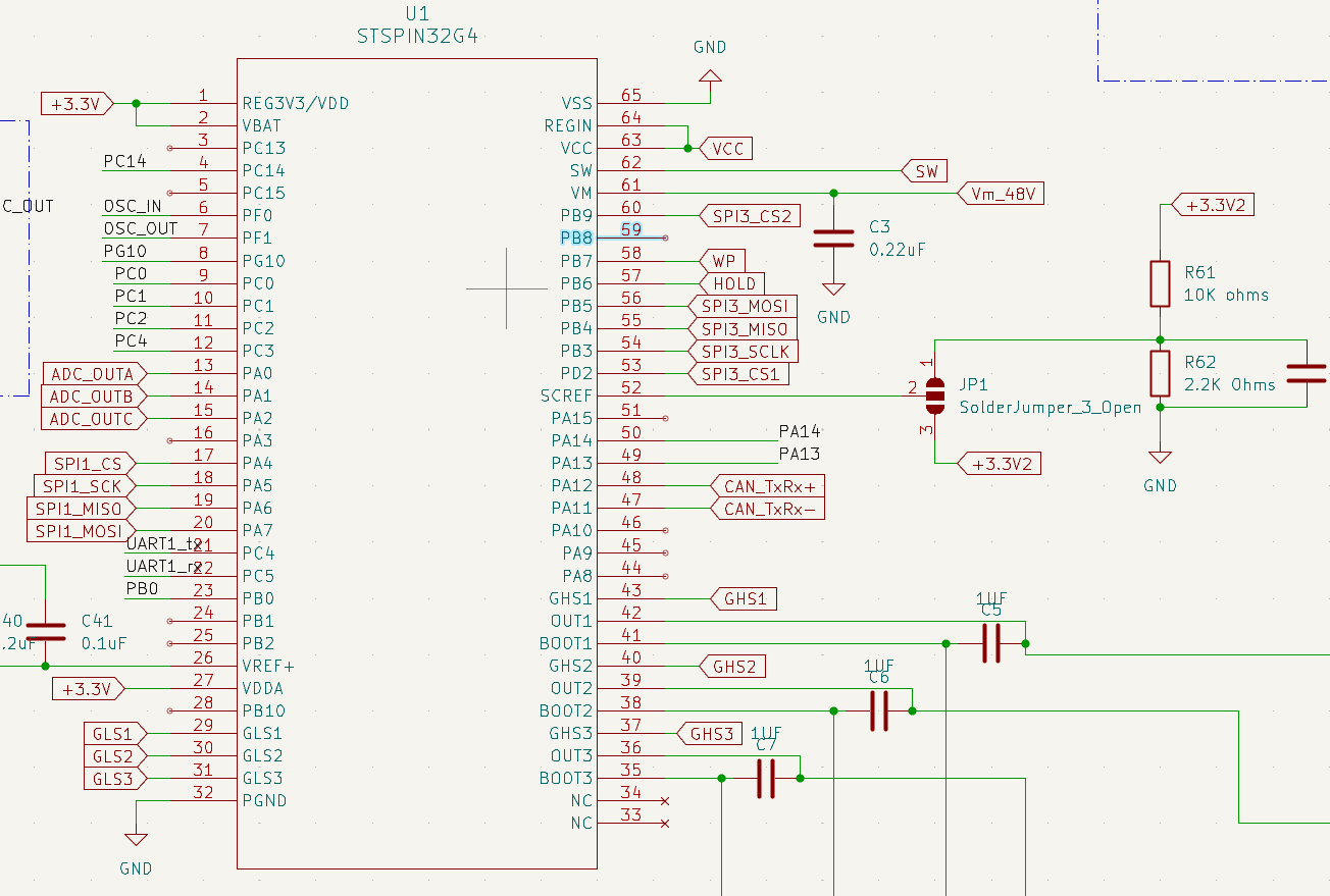 Solved: STSPIN32G4 not detected after first programming – ... - STMicroelectronics Community