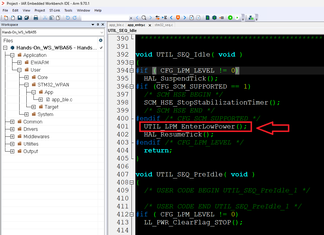 Solved: WBA55 discoverable issue STM32Cube_FW_WBA 1.7.0 - STMicroelectronics Community