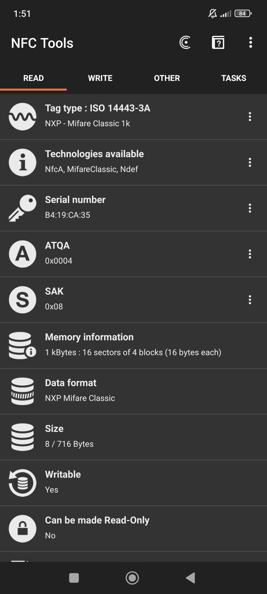 Reading an NDEF text from a mifare tag using cr95h... - STMicroelectronics Community