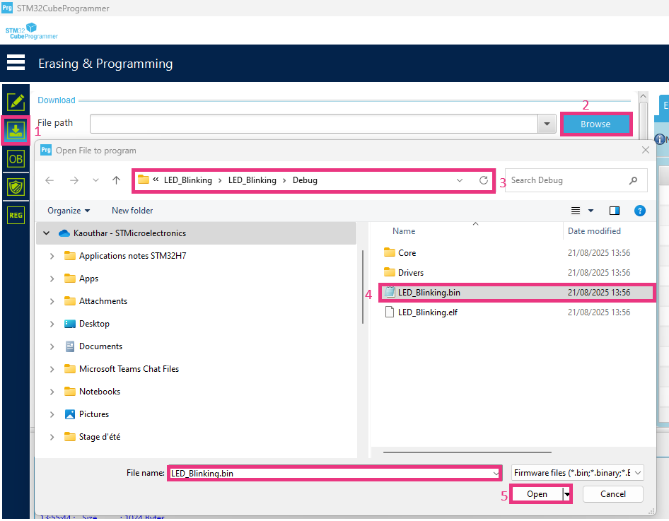 How to change readout protection (RDP) level witho... - STMicroelectronics Community