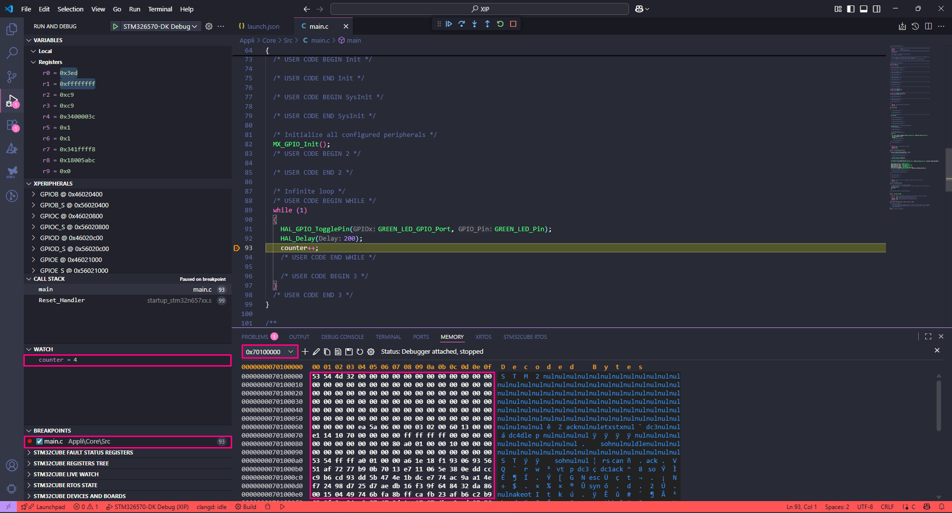 How To Debug The Stm32n6 Using Vs Code Stmicroelectronics Community