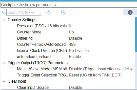 PWM generation in timer 2 - STMicroelectronics Community