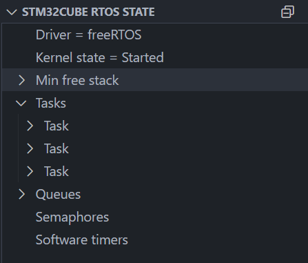 Solved: STM32CUBE RTOS STATE NOT RUNNING - STMicroelectronics Community
