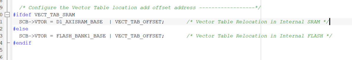 Solved: Jumping and executing application code from SDRAM. - STMicroelectronics Community