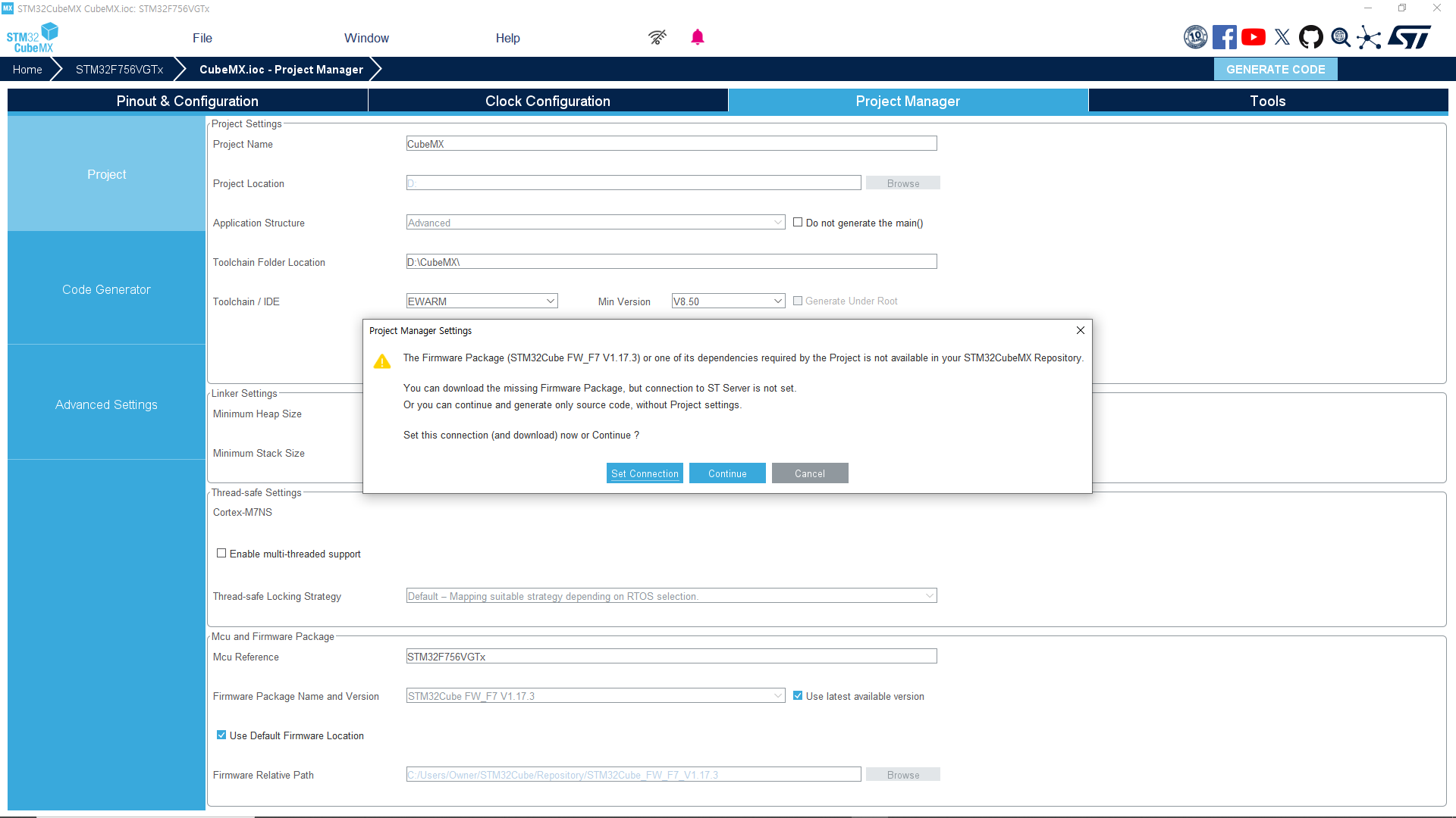 How to connect cubemx - STMicroelectronics Community