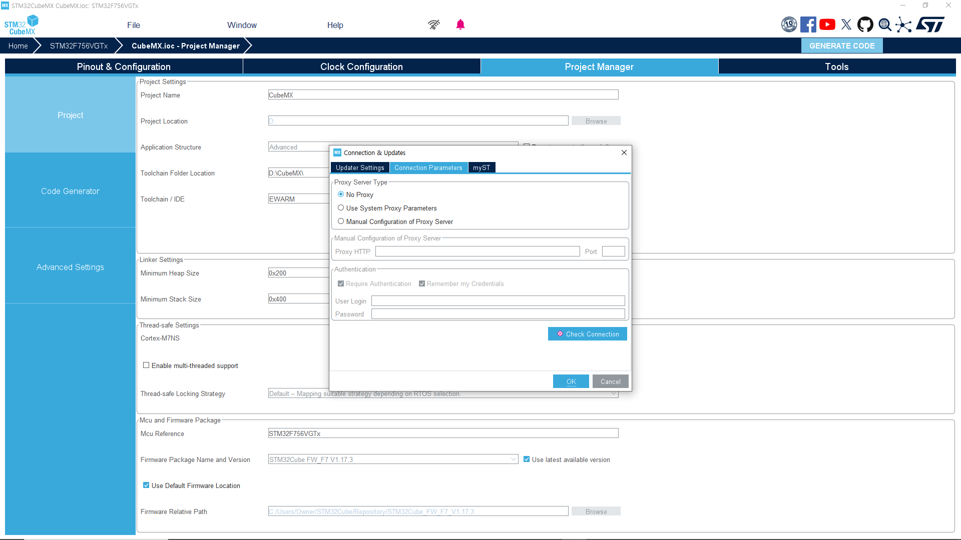 How to connect cubemx - STMicroelectronics Community