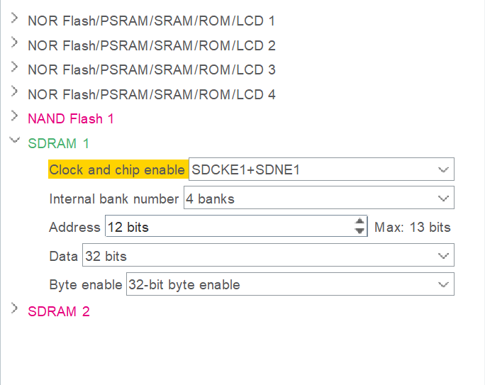 Solved: STM32h753 +SDRAM - STMicroelectronics Community