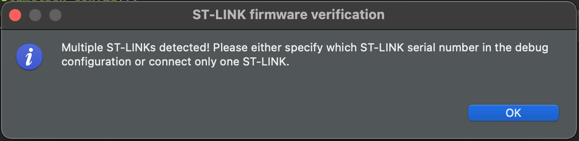 Solved: Where to specify the serial of the STLINK when mul... - STMicroelectronics Community