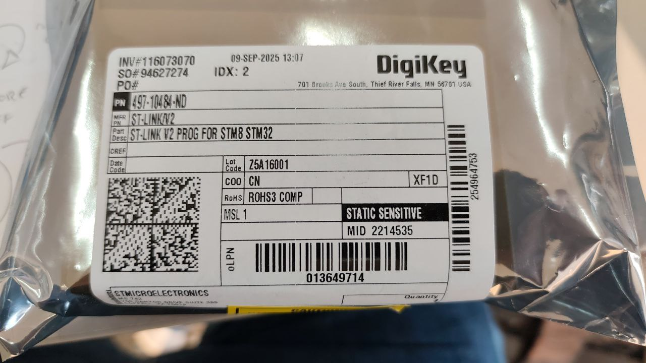 Error St Link Error Devusbcommerr Stmicroelectronics Community