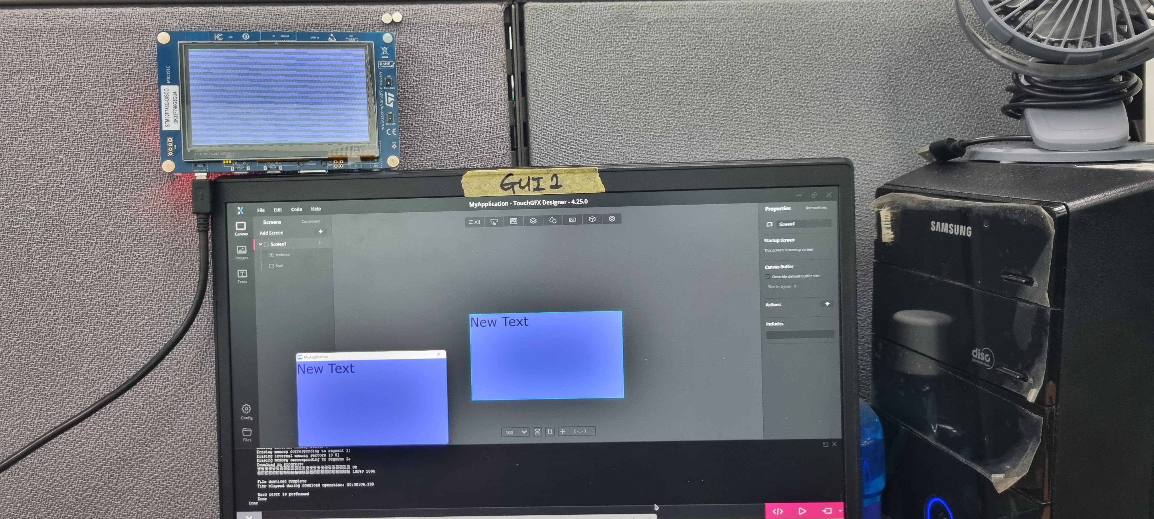 Solved: Problem displaying images with TouchGFX on STM32F7... - STMicroelectronics Community
