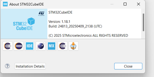 Blank screen on the STM32U5G9 board with TouchGFXD... - STMicroelectronics Community