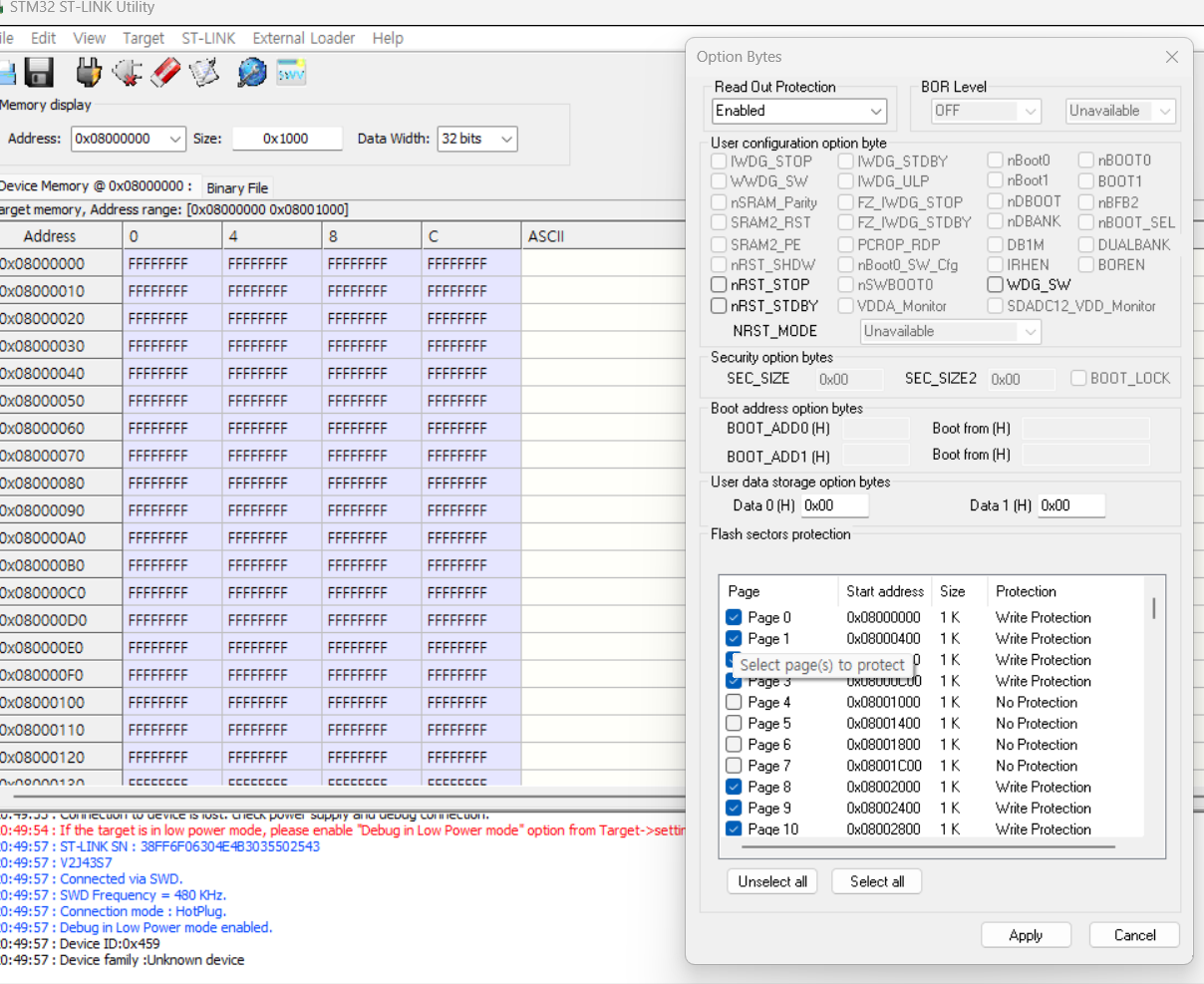 STM32U031K8U6 Download fail. - Page 2 - STMicroelectronics Community