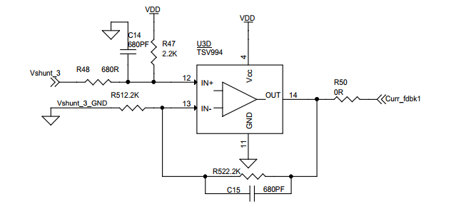 STSPIN233 current sensing amplification - STMicroelectronics Community